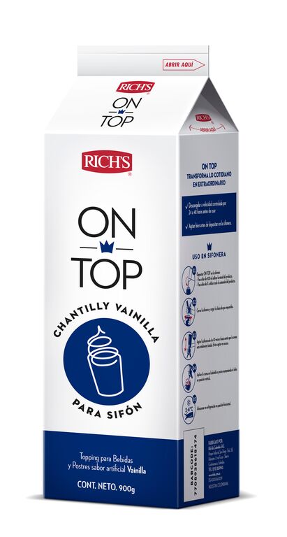 ON TOP® BEBIDAS 900G - Rich Products Corporation